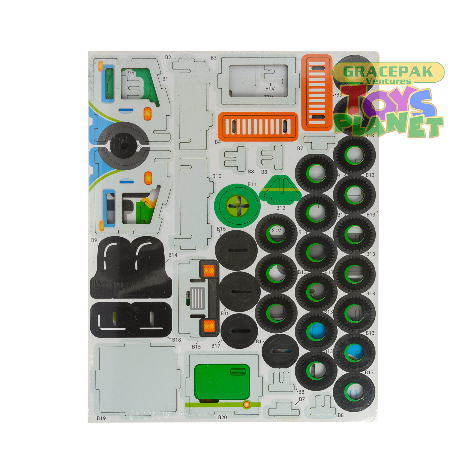 Wooden 3D Puzzle Cleaning Vehicle – Commonwealth eMarketplace