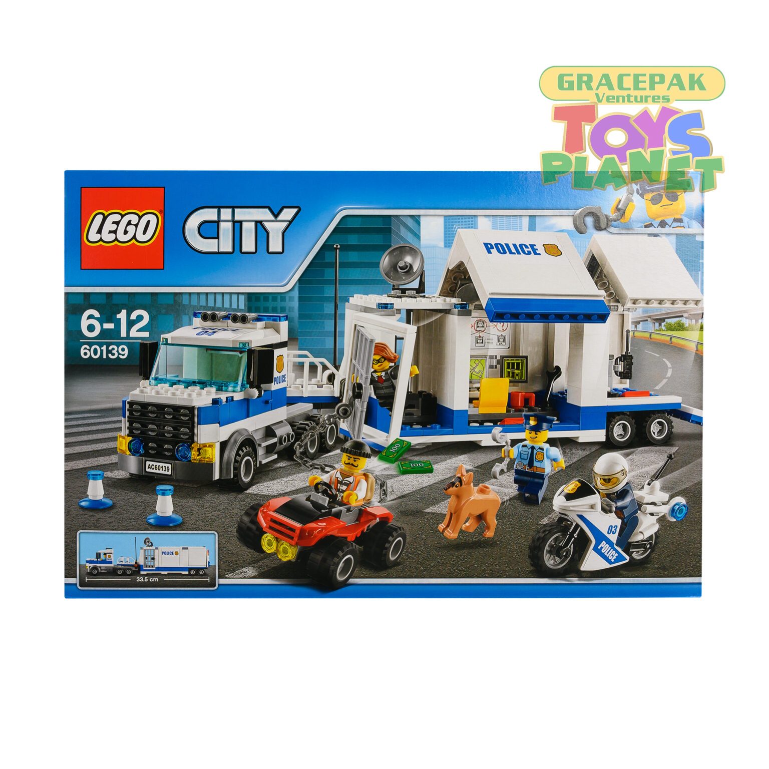 LEGO City Police Mobile Command Center Truck 60139 Building Toy – 374 ...