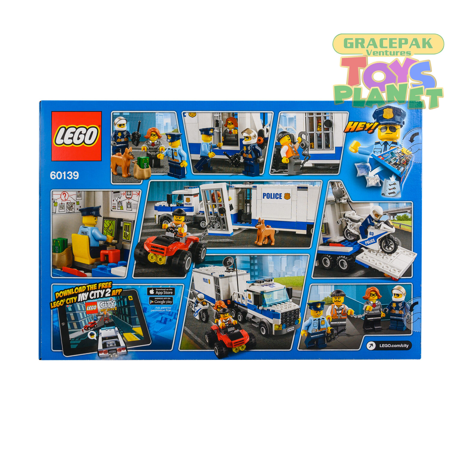 LEGO City Police Mobile Command Center Truck 60139 Building Toy – 374 ...